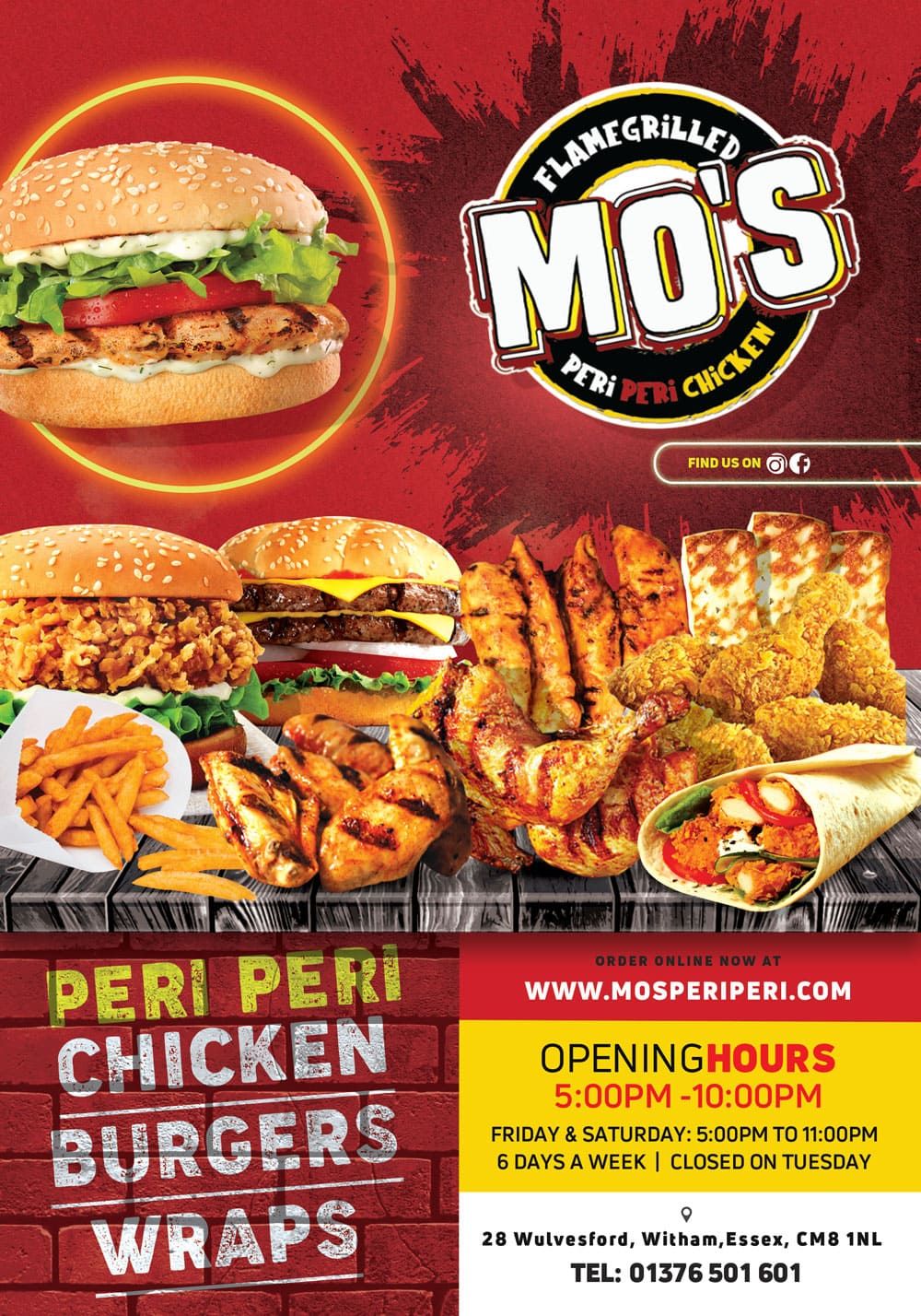 View Menu - Mos Peri Peri (Witham)