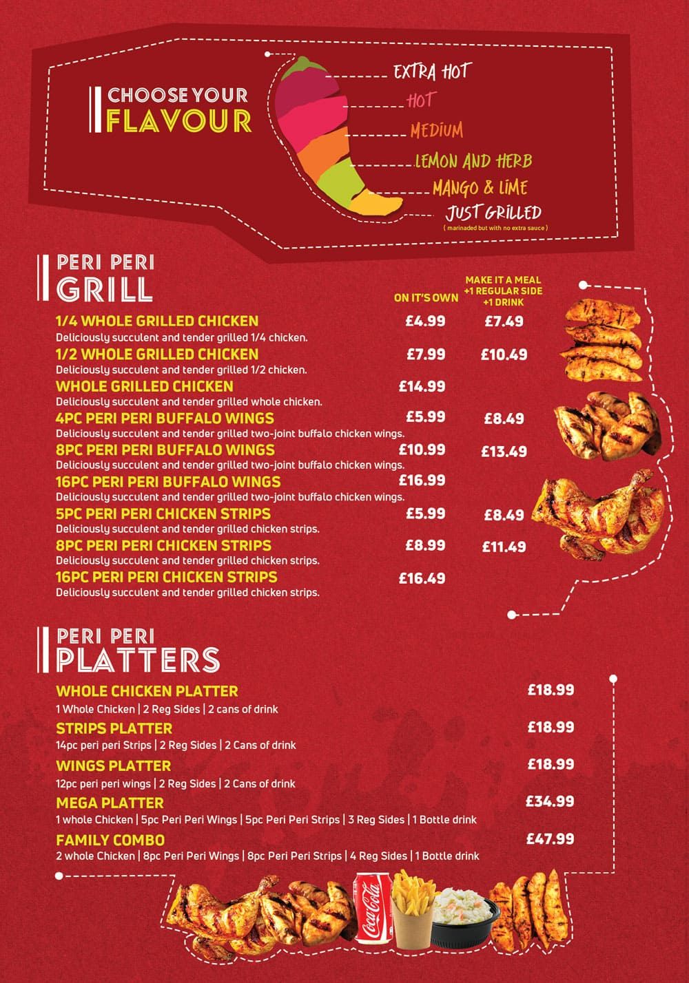 View Menu - Mos Peri Peri (Witham)